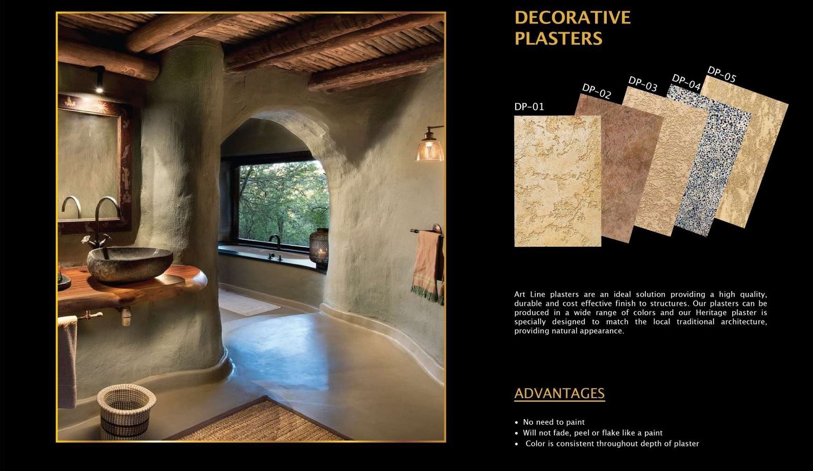 Decorative plaster - Artline Group